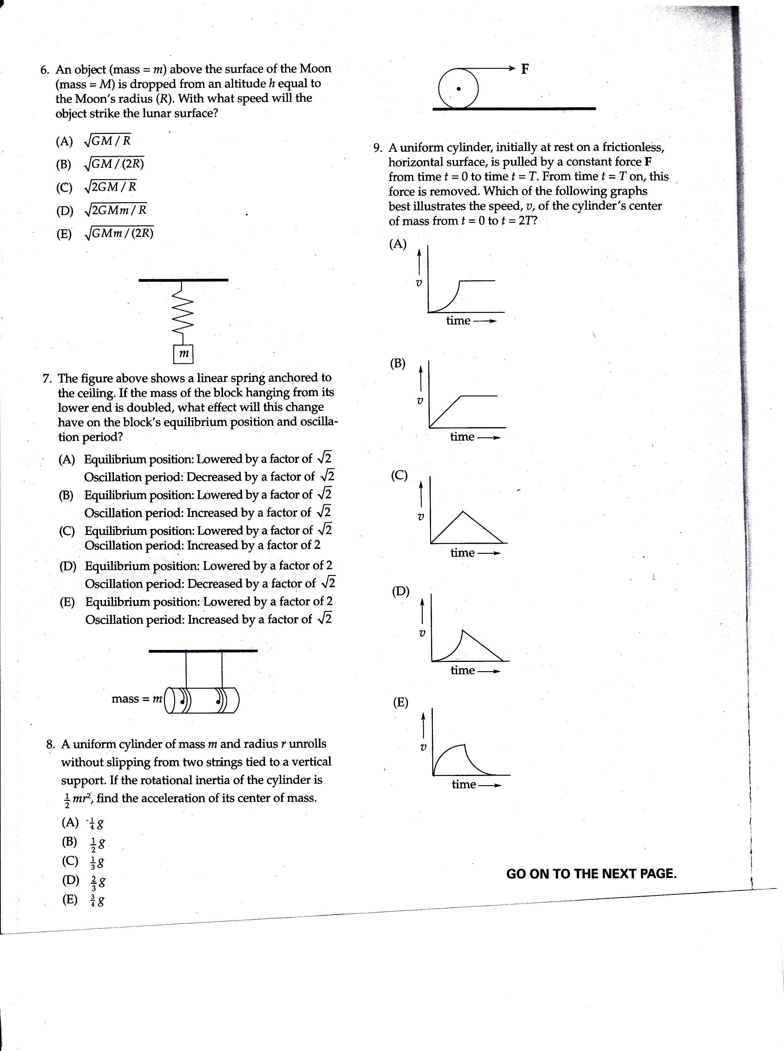 Ap Physics 1 Practice Test With Answers 10 Hardest Ap Physic